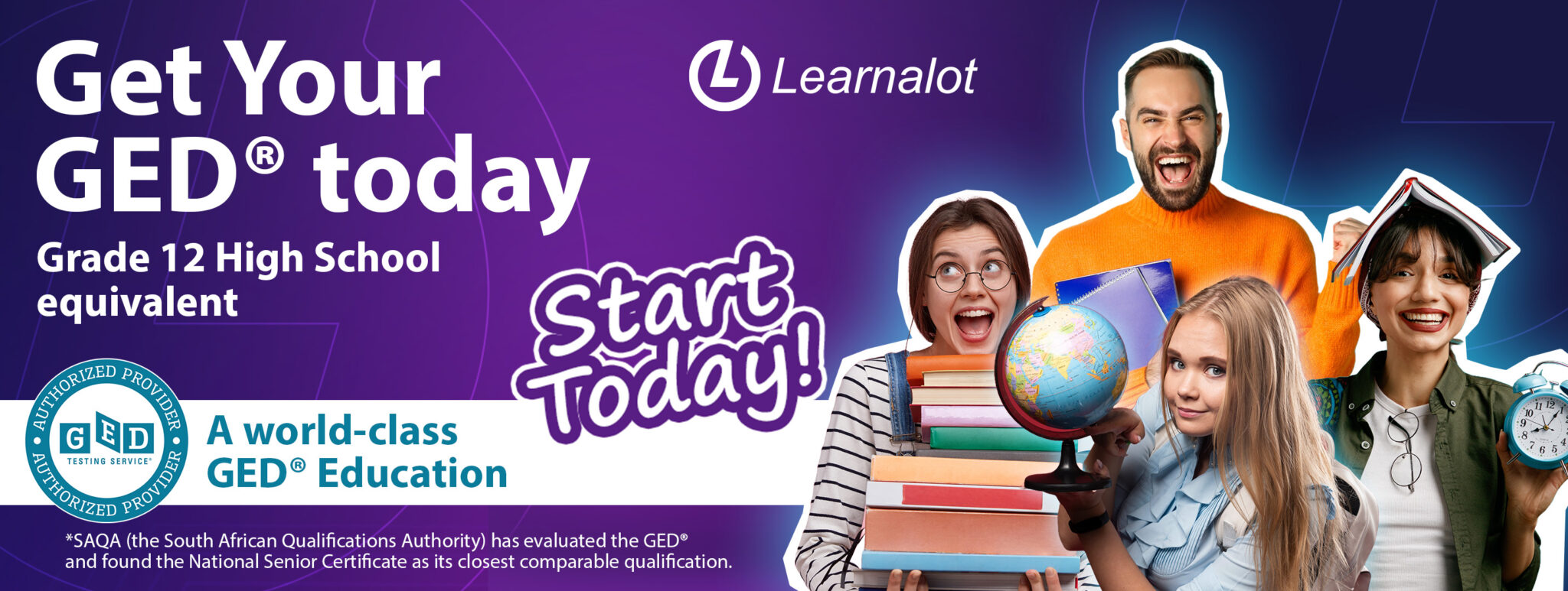 Learnalot Online GED South Africa - Grade 12 Equivalent